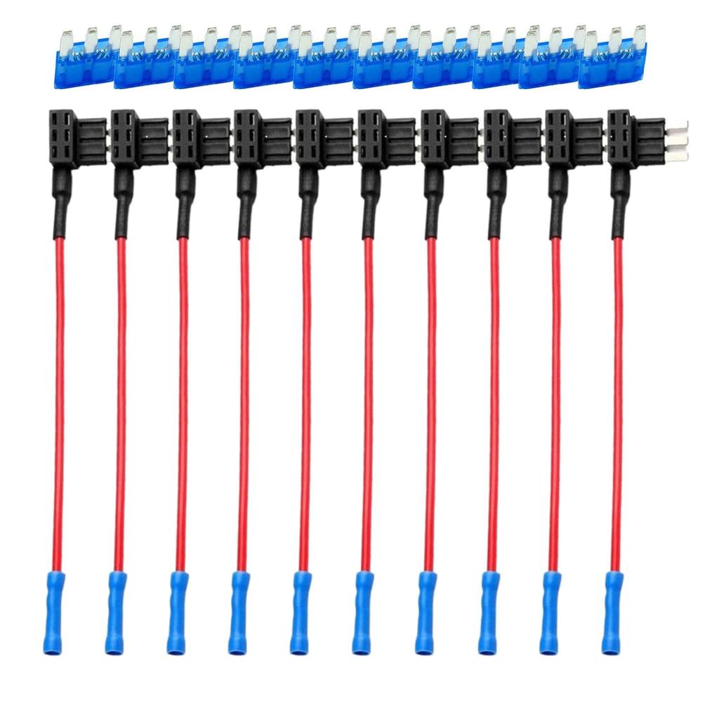 Micro 3 Fuse TAP and Fuse Holders Set 15A Car Add a Circuit ATM Blade ...