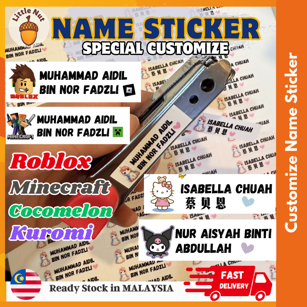 sticker name label Malaysia, Best Deals May 2026 | Shopee Malaysia
