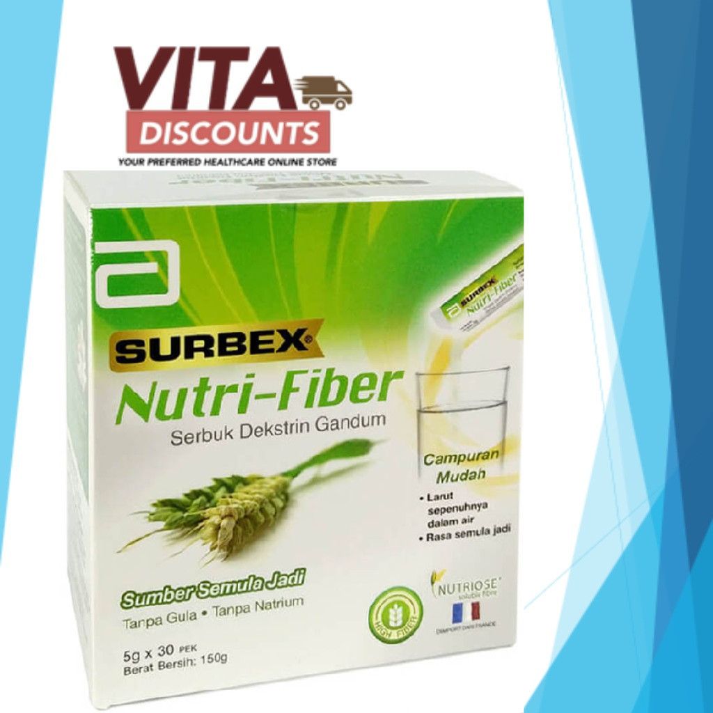 SURBEX NUTRI-FIBER POWDER 5G 30S EXP09/2027 | Shopee Malaysia