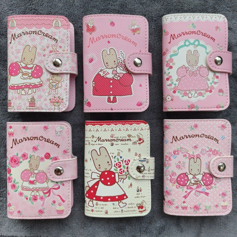 Cartoon Cartoon Jasmine Rabbit Card Holder Bunny Card Holder Multi-card ...