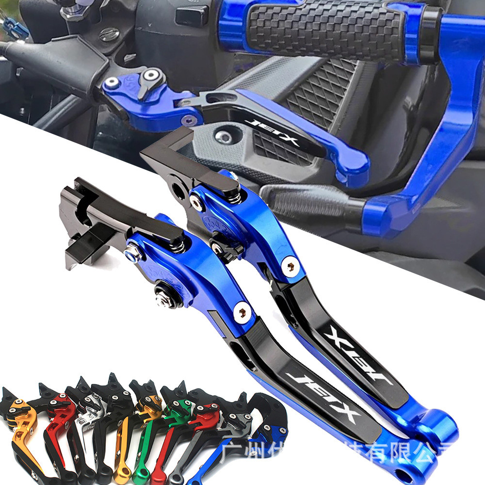 1000 Motorcycle Retractable Adjustable Lever Brake Clutch Horn Lever ...