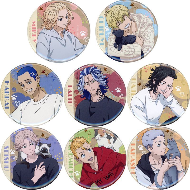 Anime Merch Tokyo Revengers 58mm Anime Badge Set | Chifuyu Matsuno ...