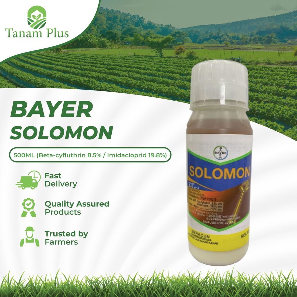 Bayer Solomon [500ML / Bottle] Racun Serangga Thrips Lalat Putih ...