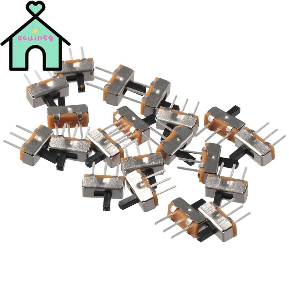 OTUINSG 20pcs Toggle Switch, SPDT 2 Position Micro Slide Switch, Mini ...