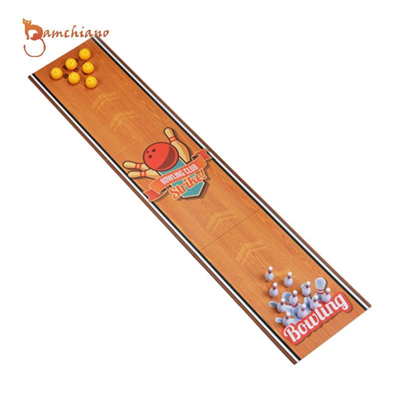 gamchiano Mini Tabletop Bowling Game Set with Balls And Pins, Parents ...