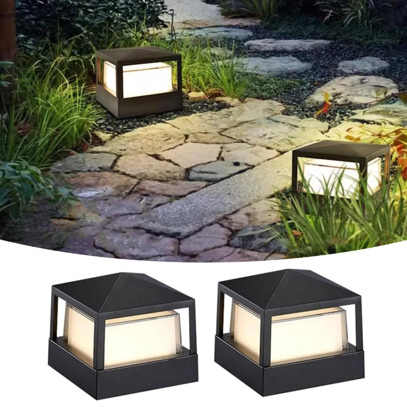 Lampu Outdoor Waterproof Outdoor Post Light Hard Wired, Waterproof ...
