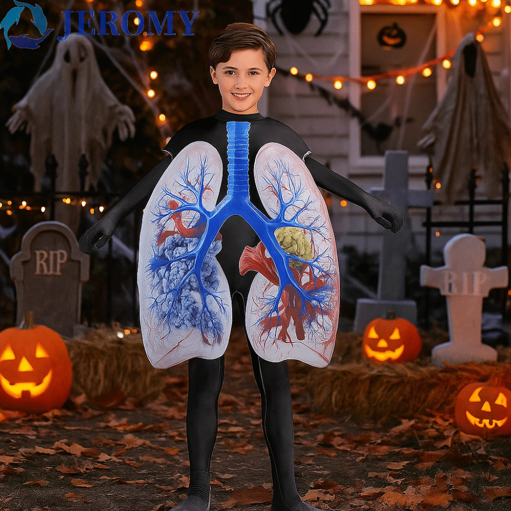 JEROMY Heart Design Cosplay Costume - Realistic Organs Print ...