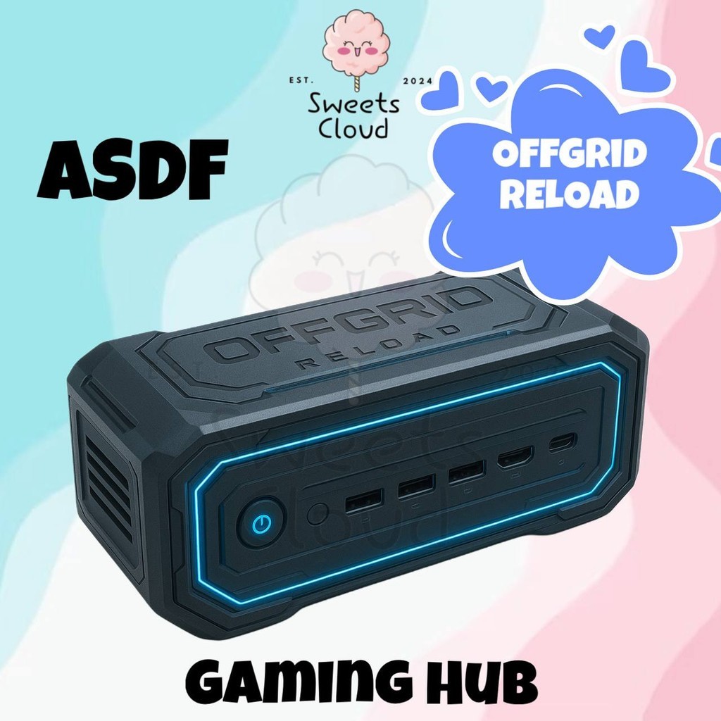 OFFGRID RELOAD Gaming Hub – Multi-Port Console Dock with UNPLUG RGB ...