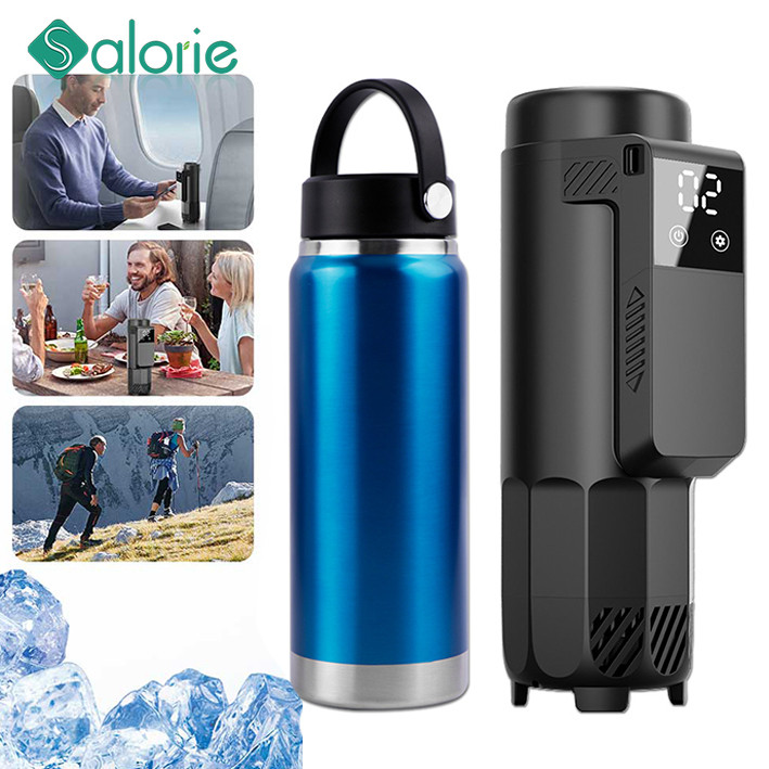 Outdoor Cooler Flask Mini Vacuum Fridge Rechargeable Portable Mini ...