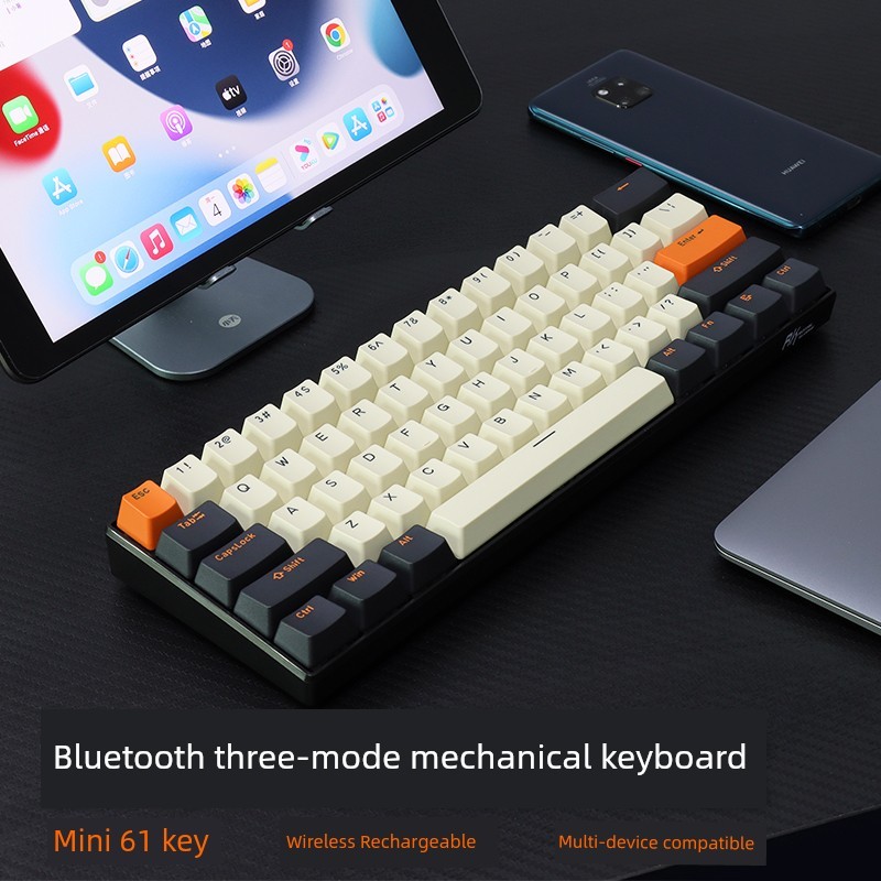wireless keyboard keyboard wireless mechanical keyboard R RK61 Wireless ...