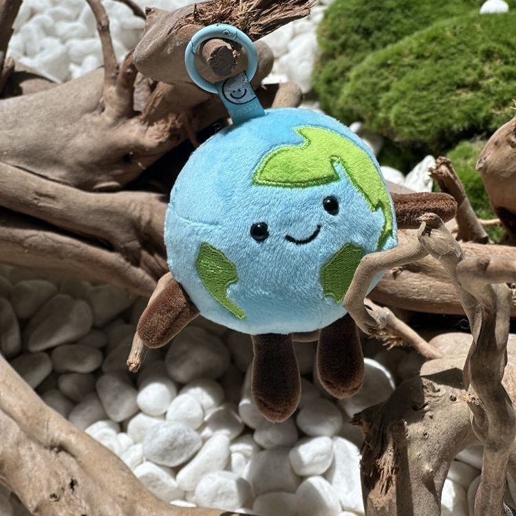 Small Earth Doll Doll Bag Keychain Pendant Children Plush Gift Doll Toy ...