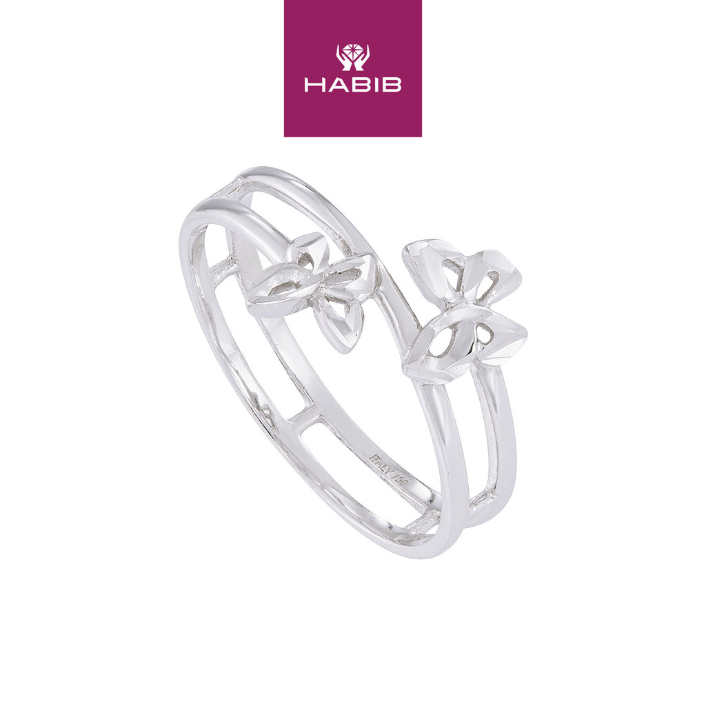 HABIB 750/18K White Gold Ring GRT363 | Shopee Malaysia