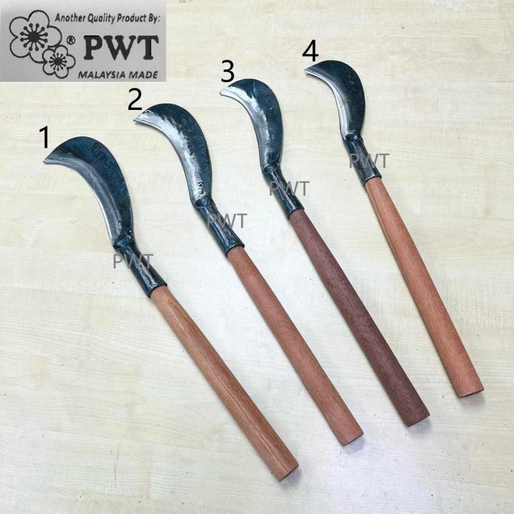 Parang Kayu Bengkok SS | Buatan Tangan Tradisional | Gardening Tool ...