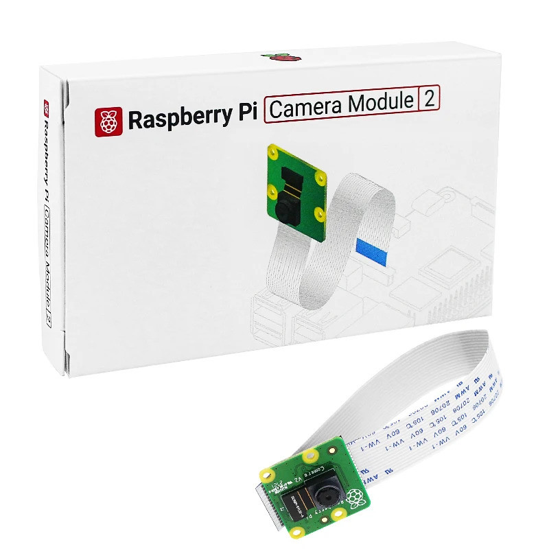 Official Raspberry Pi 4 Camera V2 IMX219 8MP Webcam Module Original Camera for Raspberry Pi 4B ...