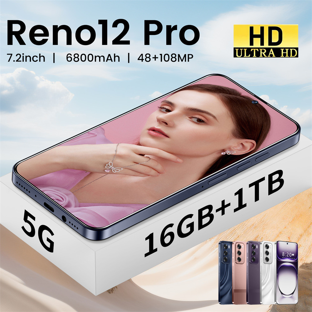 2025 New Reno 12 Pro l Intelligent 7.3inch Android 14 System Global ...