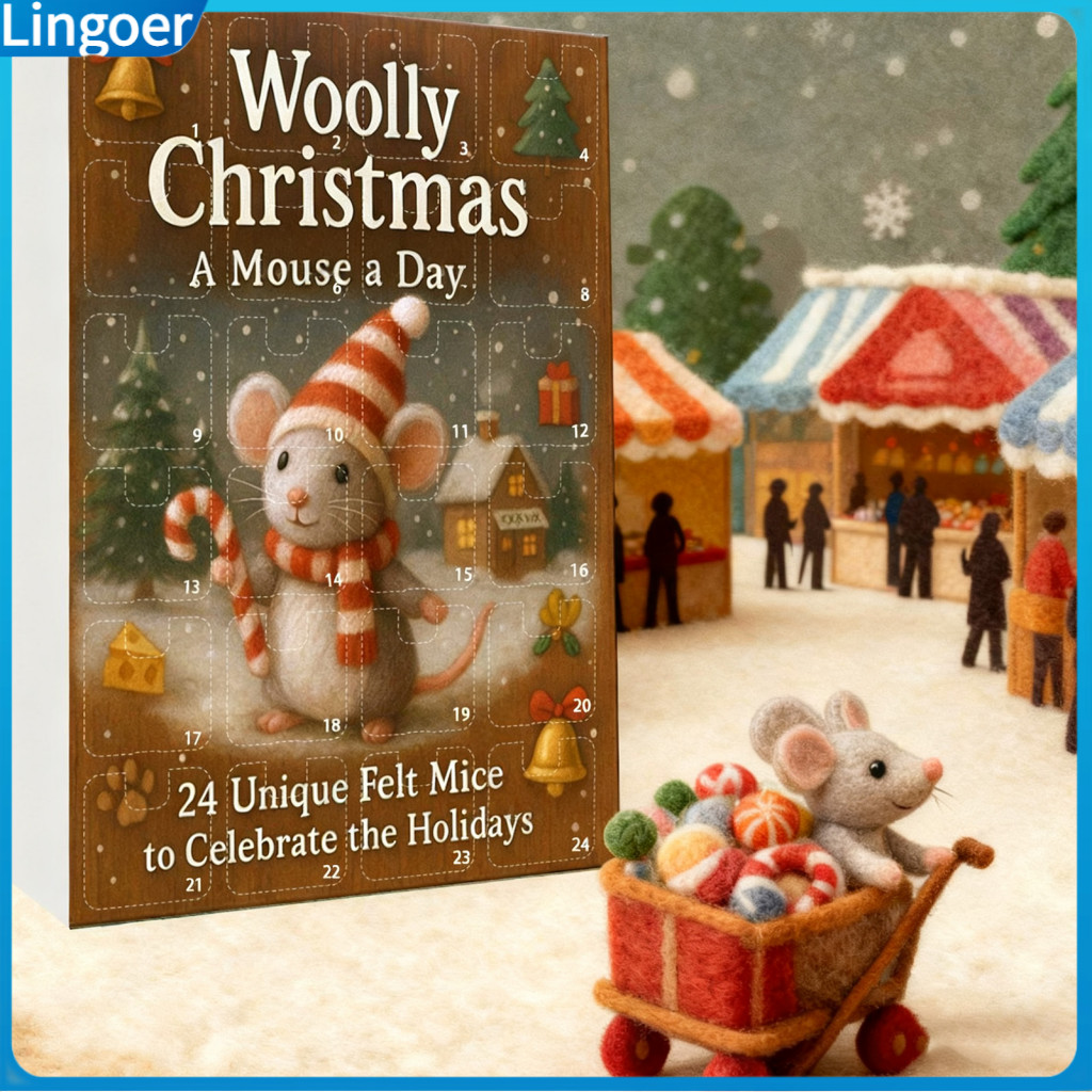 Lingoer| Christmas Countdown Calendar 2025 Mouse Advent Calendar ...