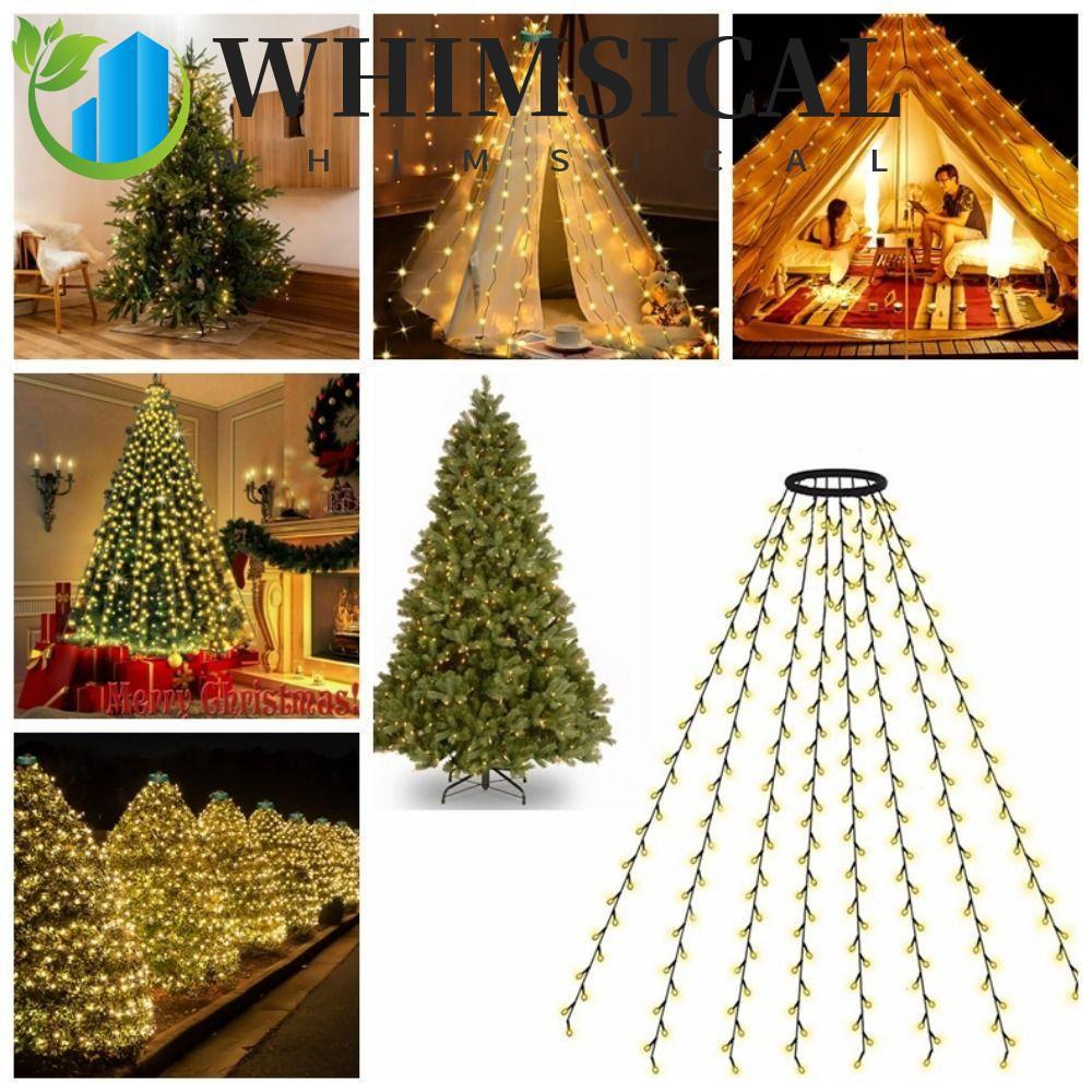WHIMSICAL Christmas Lights with Ring, 8 Light Modes Multicolor LED ...