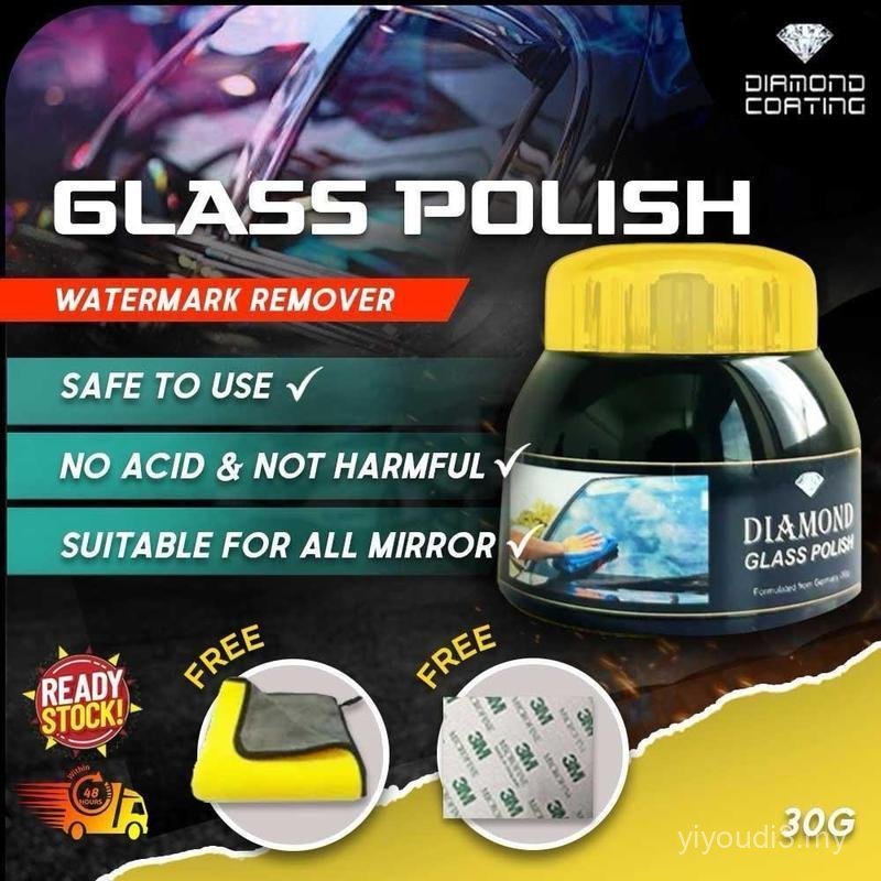 Windscreen Glass Watermark & Oil Film REMOVER【Diamond Premium Glass ...
