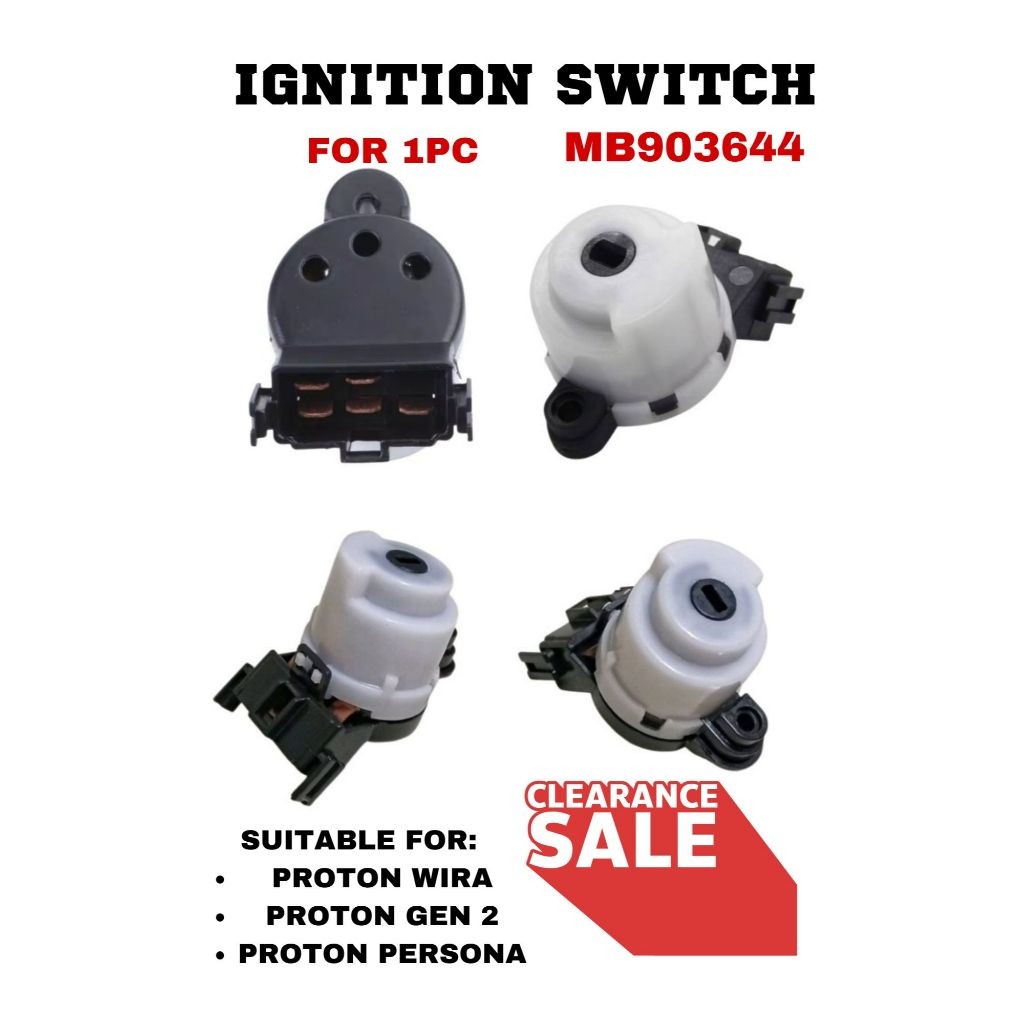 Proton Wira/ Gen 2/ Persona Ignition Switch MB903644 5 PIN For 1PC # ...