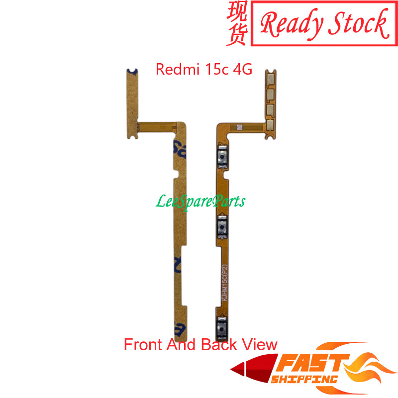 Compatible Redmi 15 / Redmi 15c Power On Off Volume Switch Button Flex ...