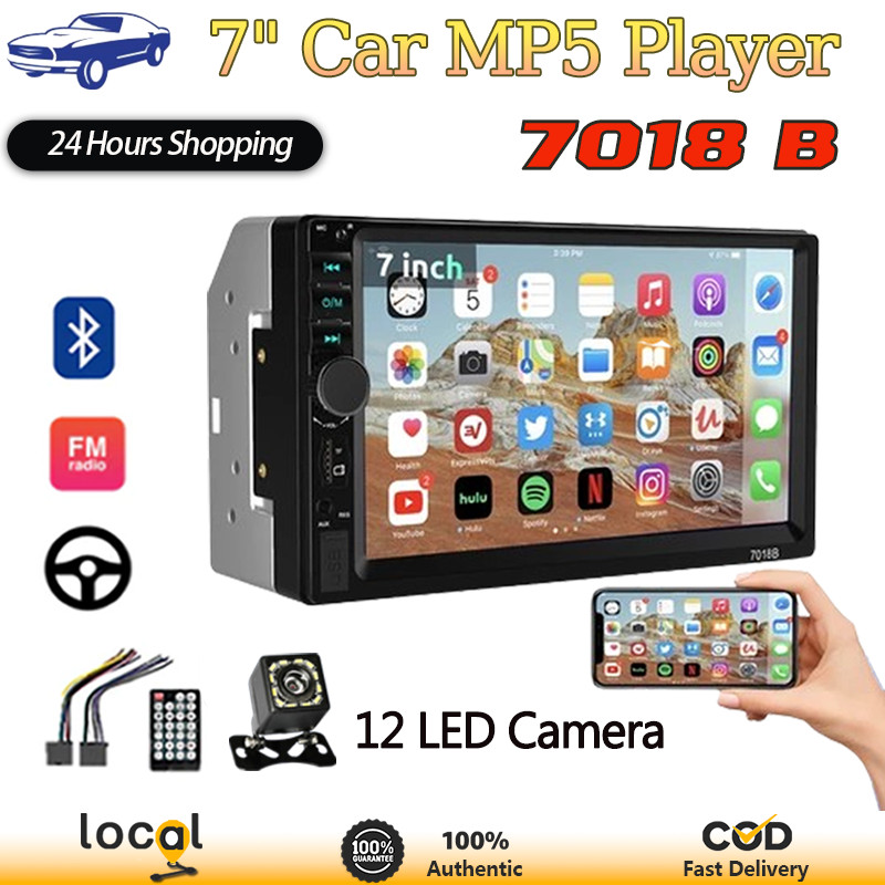 7 inch Car MP5 Player Double Din with Bluetooth 7018B/7020B USB/TF/AUX ...