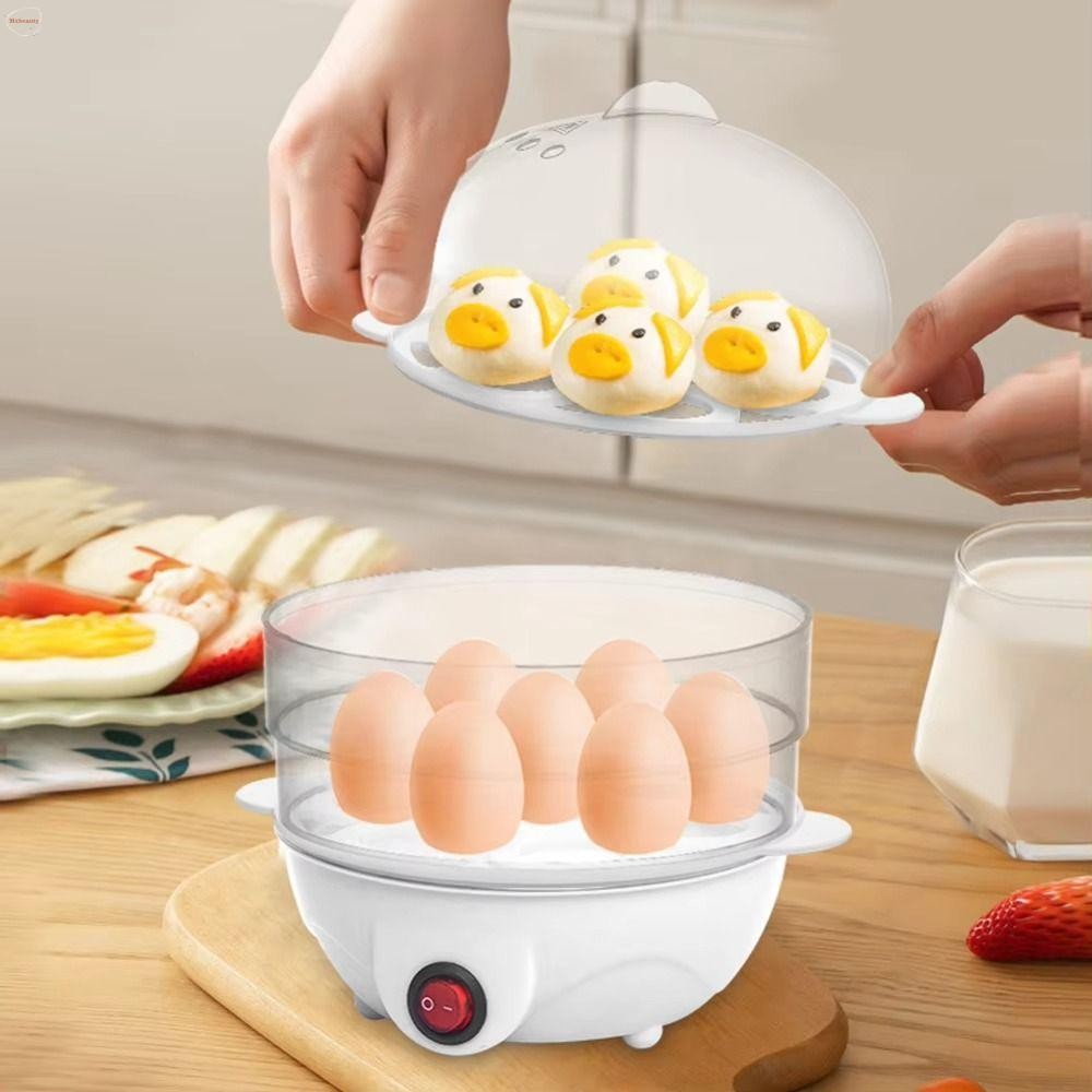 MXBEAUTY Electric Eggs Boiler, Auto-Off Multi Function Egg Steamer ...