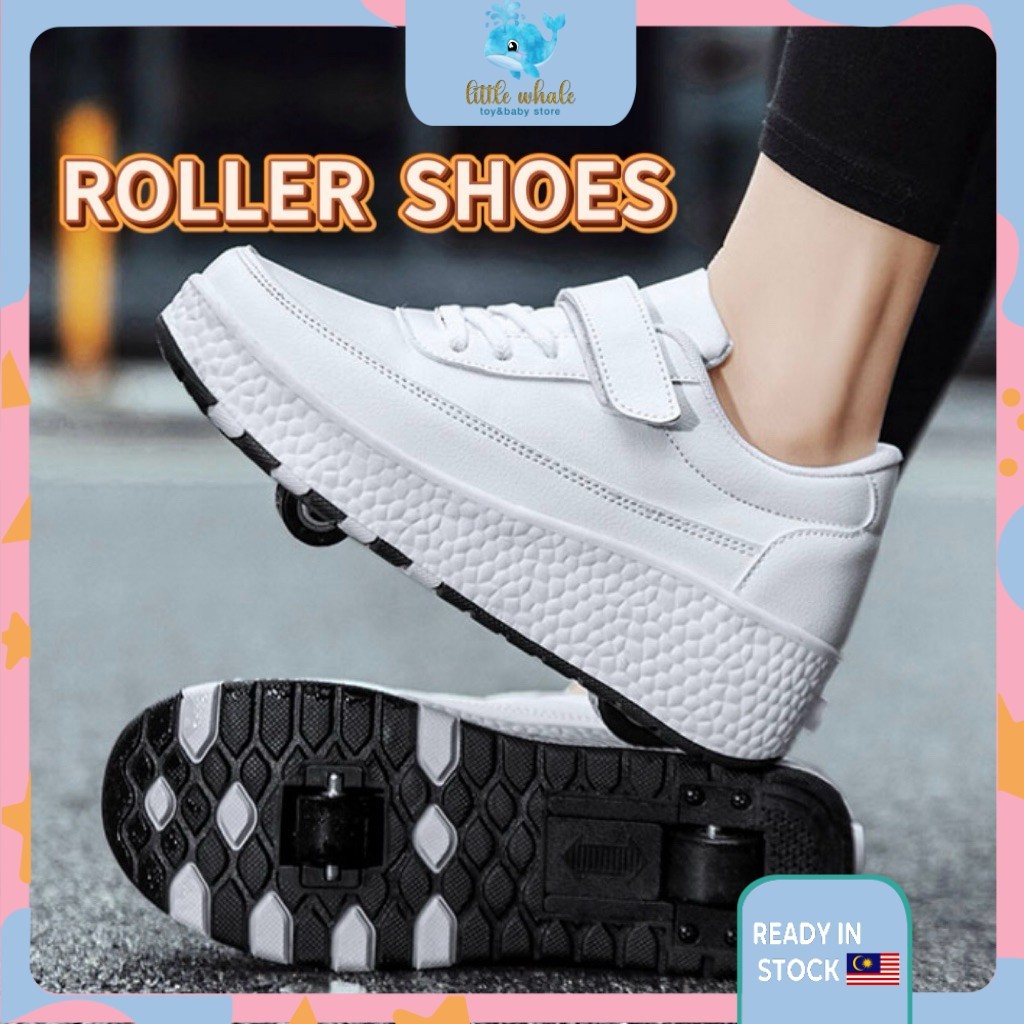 🐳Kasut Roda Budak Roller Sneakers Shoes Murah Kasut Ada Roda Kick ...