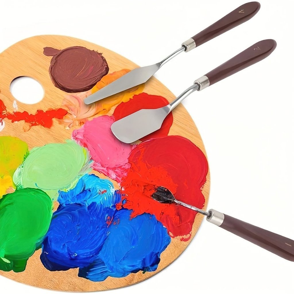 SET of 5 Drawing Trowels, Painting Trowels, Color Mixing Shovels ...