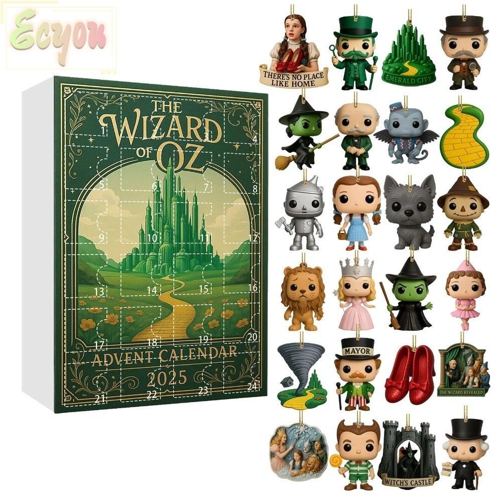 ECYOU Advent Calendar 2025, THE WIZARD OF OZ Christmas Pendant Advent ...