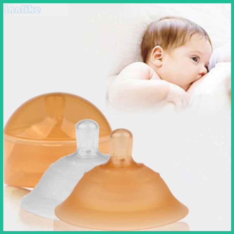 INN Double Layer Silicone Nipple Protector Breastfeeding Mother Breast ...