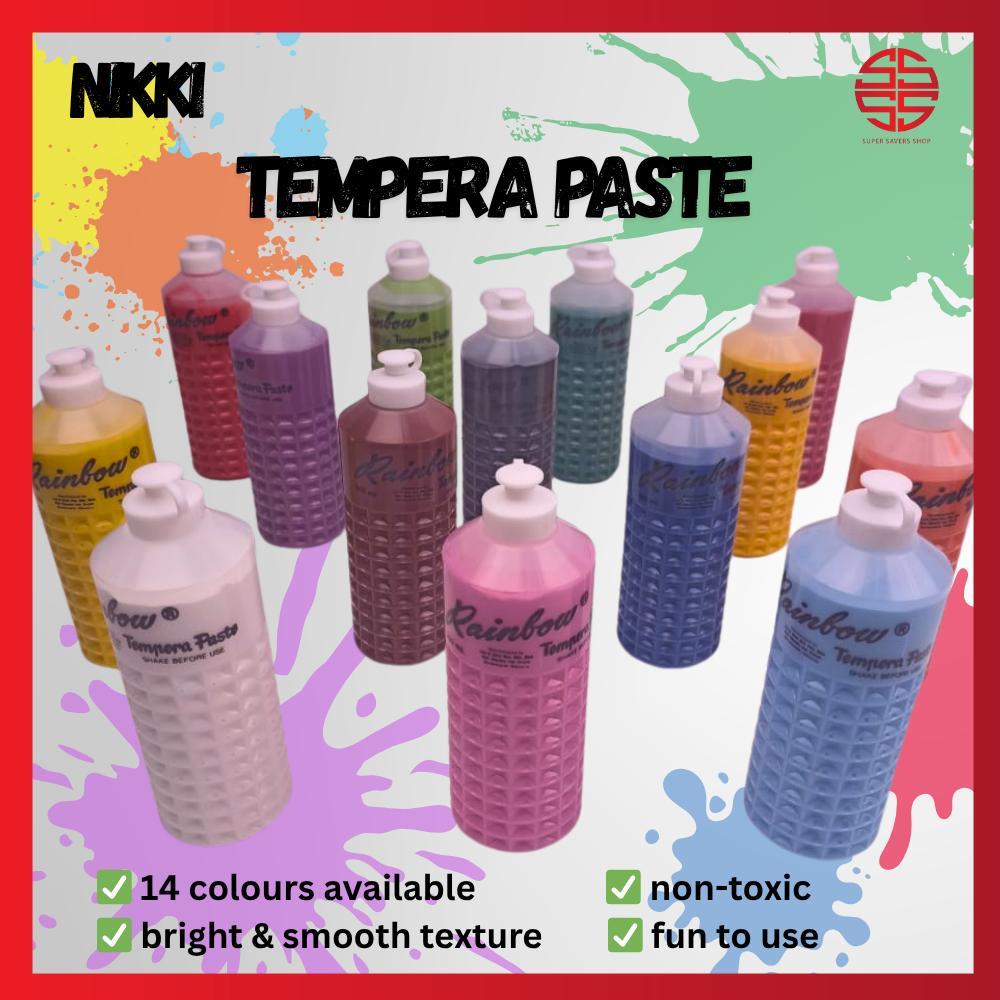 [Super Savers] NIKKI Rainbow Tempera Paste 200ML , smooth & bright ...