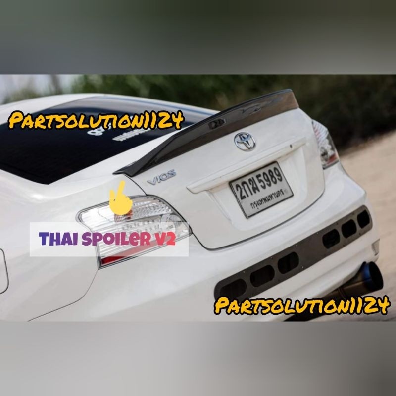 TOYOTA VIOS NCP93 Thai Spoiler V2 (Ducktail) | 2008–2013 | Premium ...