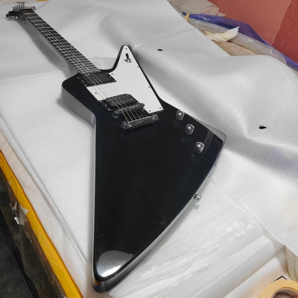 Gibson Explorer Electric Guitar Humbucker Pickups Black Body ...