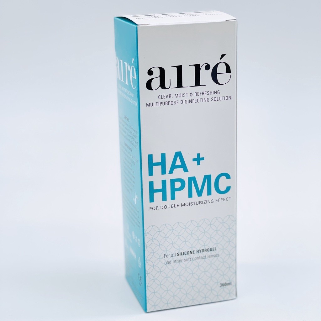 AIRE Multipurpose Contact Lens Solution 100ML 360ML with Hydrochloric ...