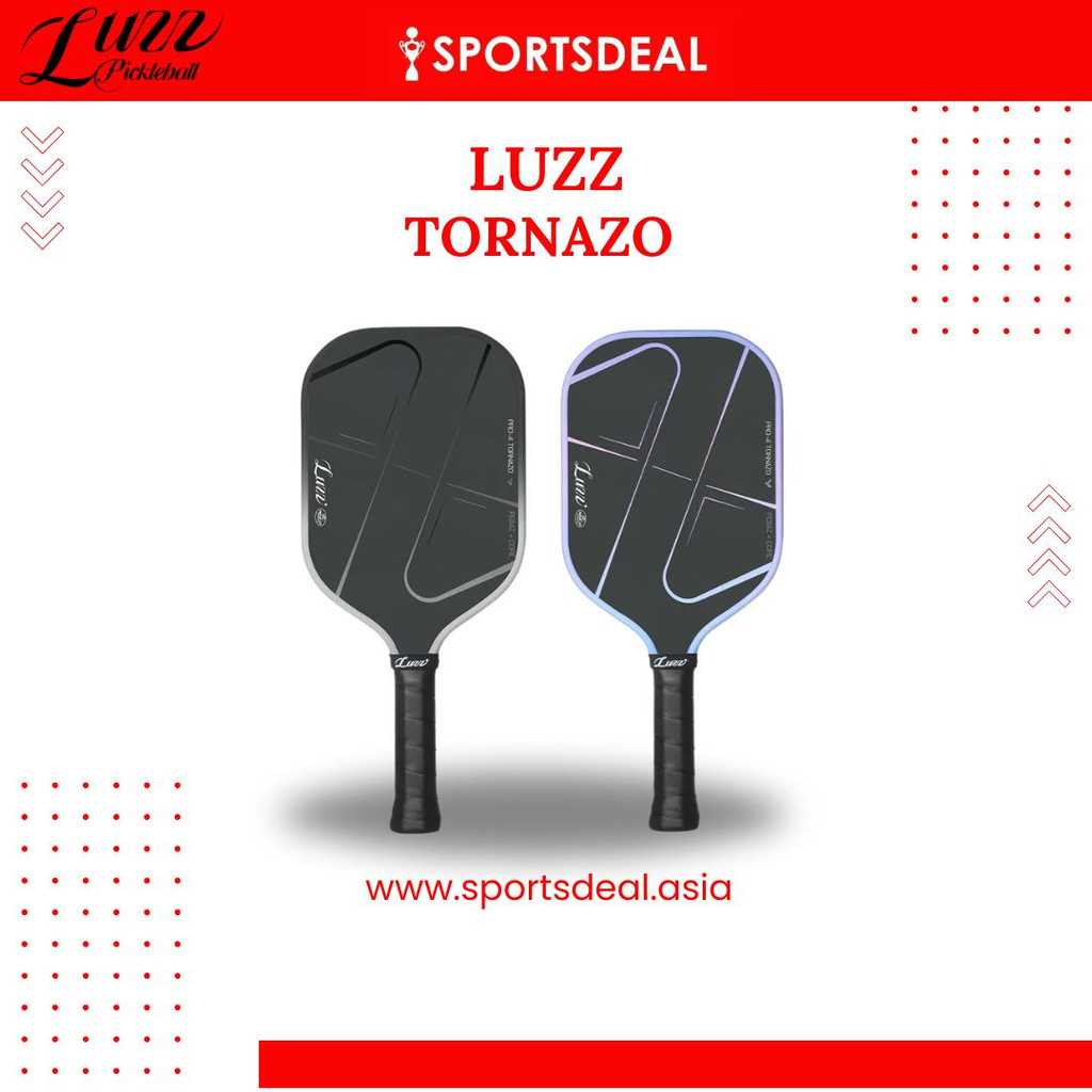 Luzz Pickleball Pro 4 Tornazo Carbon Fiber Pickleball Paddle | Shopee ...