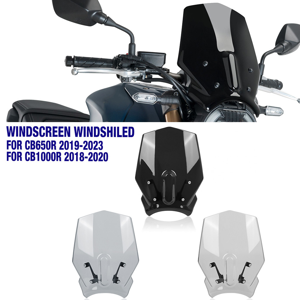 Front Airflow Windshield Windscreen For HONDA CB650R CB650 R 2019-2023 ...