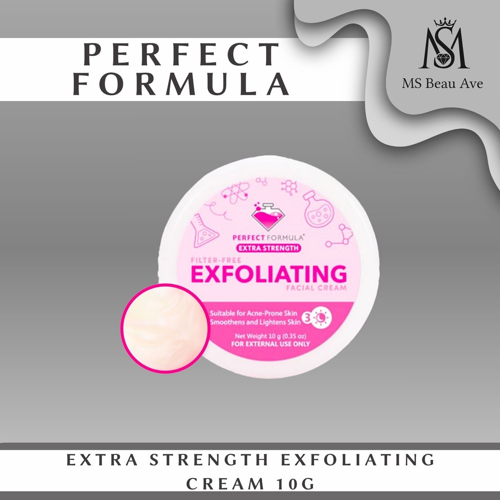 Perfect Formula Exfoliating Facial Cream 10g. EXTRA STRENGTH | Shopee ...