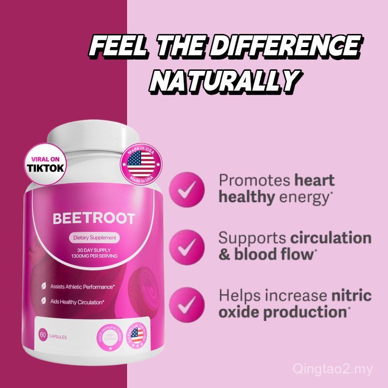 Kapsul Beetroot Rosabella(1300mg) untuk Aliran Darah dan Kesihatan ...