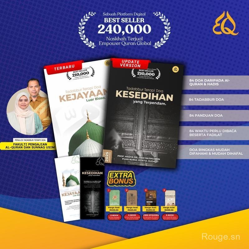 BUKU DOA BESTSELLER - KEJAYAAN & KESEDIHAN TADABBUR TERAPI DOA | BUKU ...