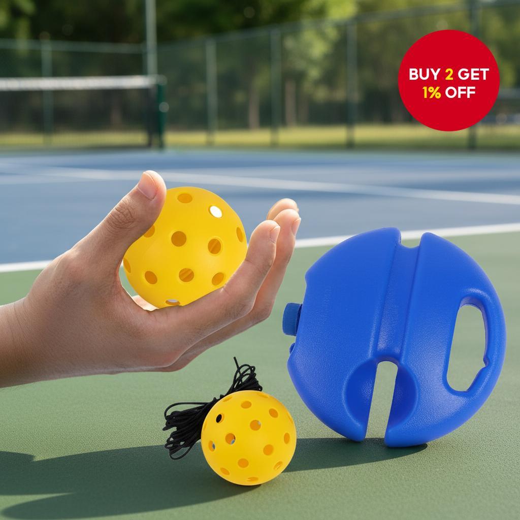 Solo Tennis Training Set with Rebound Board and String Ball Alat ...