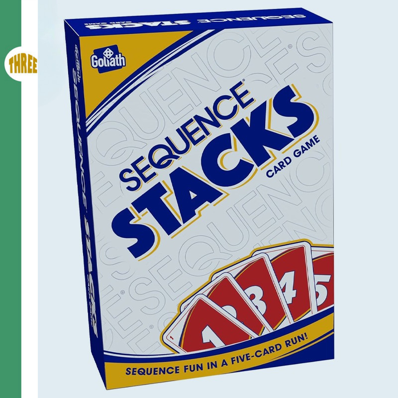 Goliath Sequence Stacks Card Game - Sequence Fun in a Five-Card Run ...