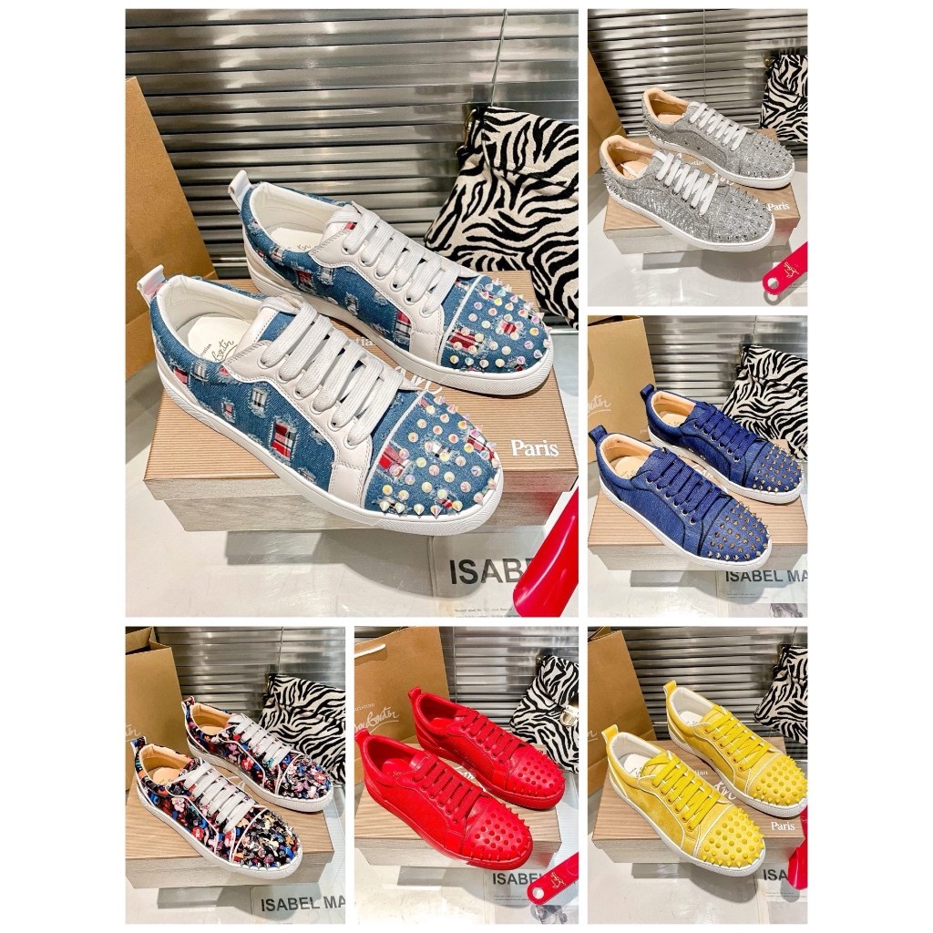 Kasut lelaki C1LCZ jeans blue with hole grid design leather couple ...