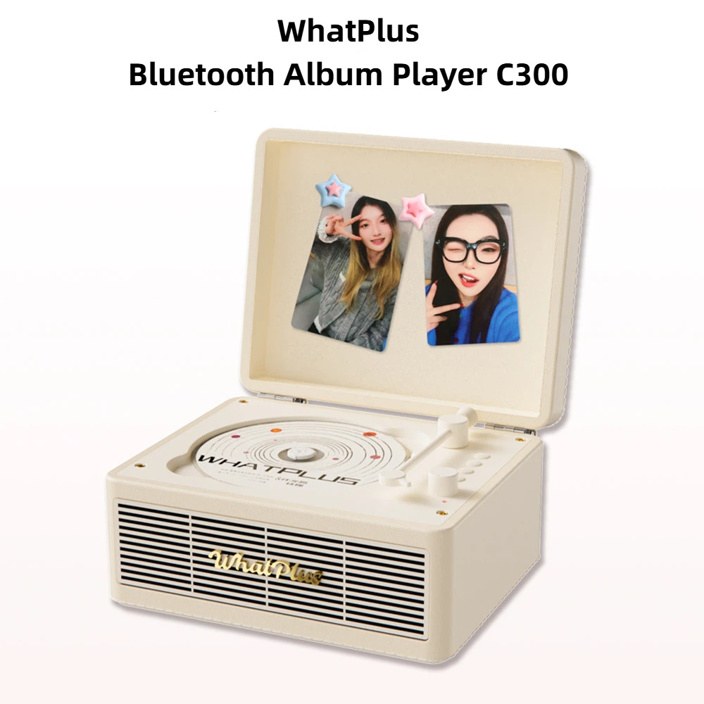 WhatPlus C300 cd Player Album Player All-in-One Player cd Record Player ...