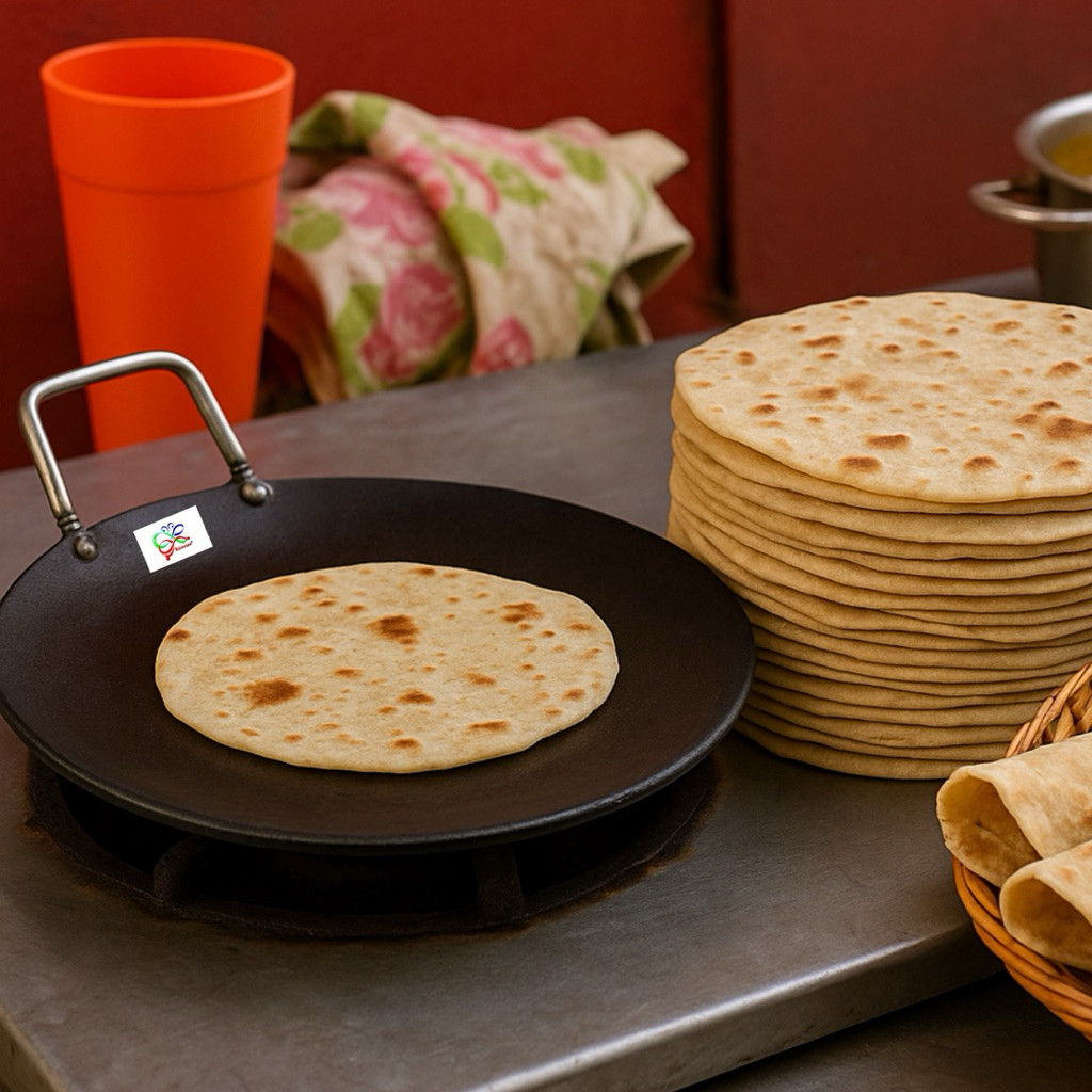 Kuali Capati Besi 12” 14” 16” / Kuali Leper Roti Jala / Hot Plate Roti ...