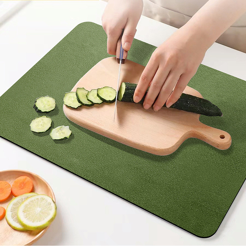Countertop Cutting Board Drainage Mat Cutting Board Mat Kitchen ...