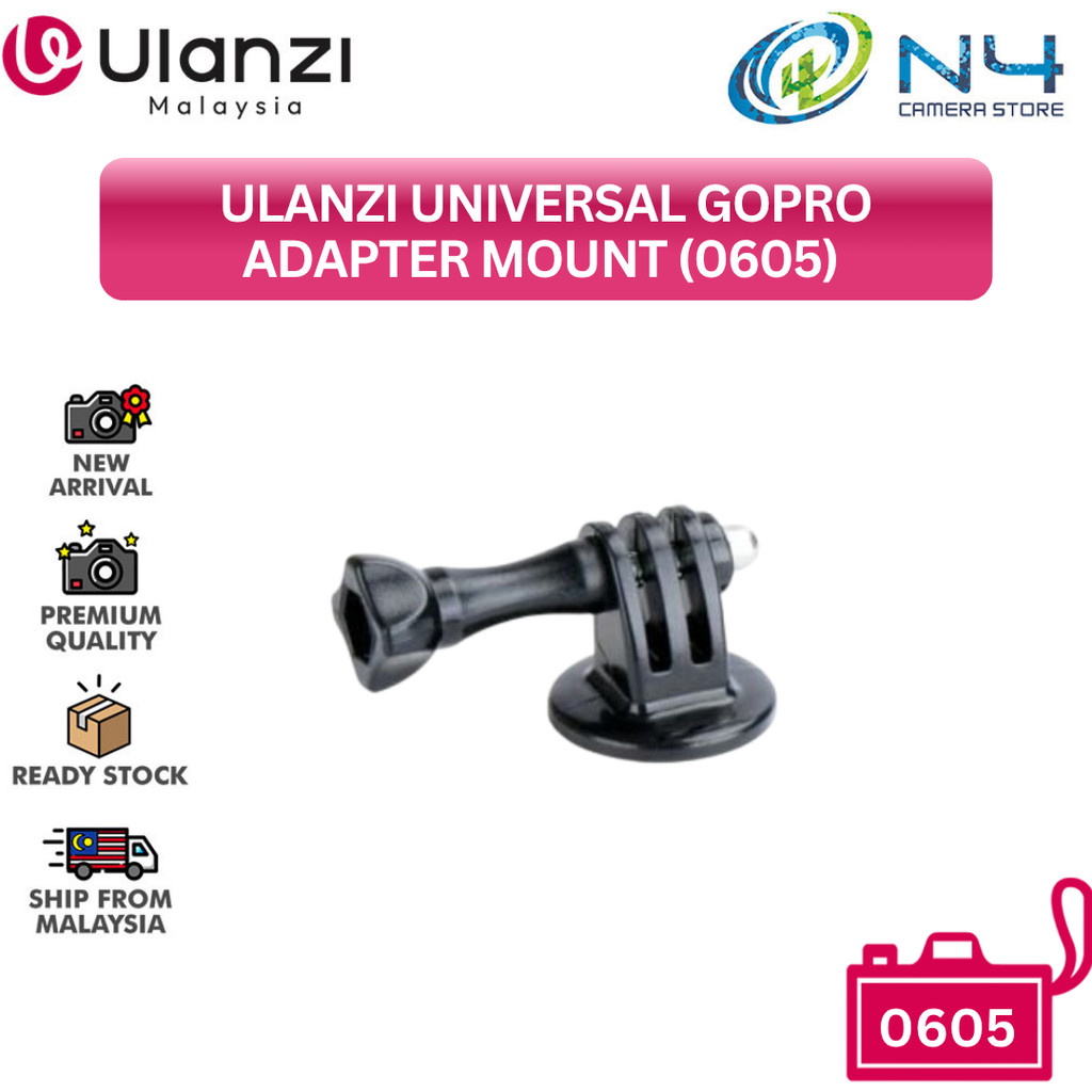 ULANZI UNIVERSAL GOPRO ADAPTER MOUNT (0605) | Shopee Malaysia