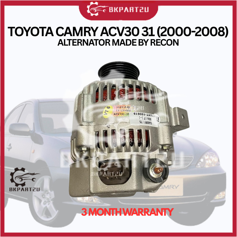 Toyota Camry Acv30 31 (2000-2008) Alternator Made By Recon 3 Month ...