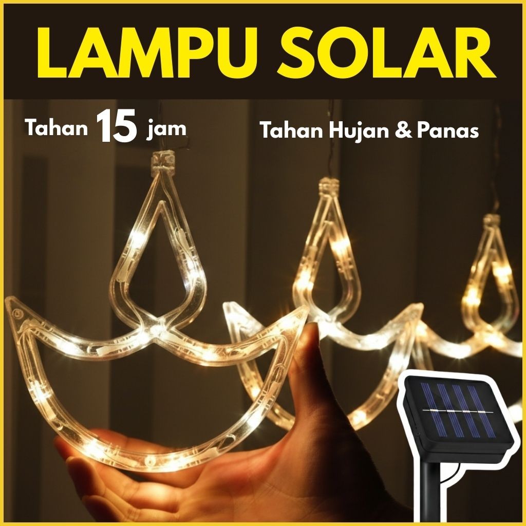 Lampu Deepavali Solar | Outdoor Light String fairy LED Diwali ...