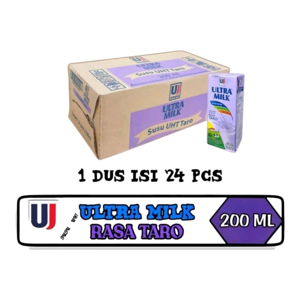 Ultra milk Taro kotak 200ml(Kemasan Karton) | Shopee Malaysia