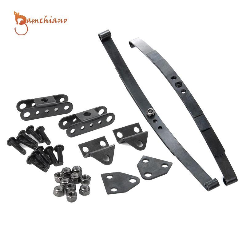 gamchiano 2PCS Steel Leaf Spring Suspension for 1/10 RC Crawler RC4WD ...